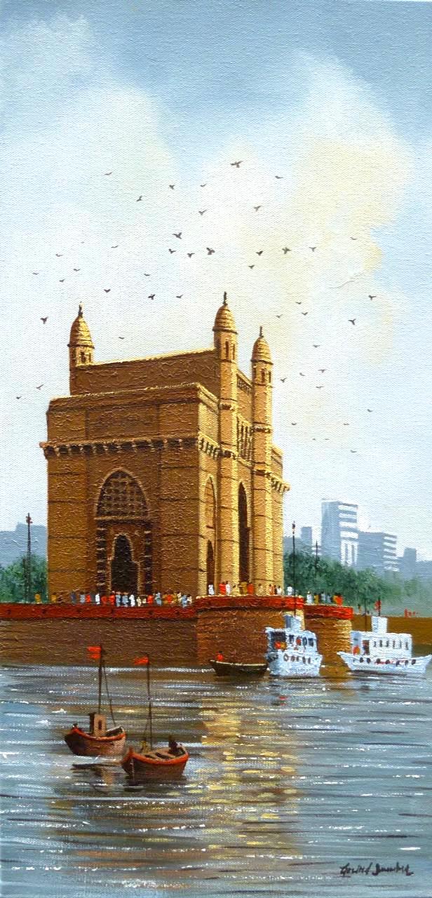 Bombay - Gateway of India - Rhythm Art Gallery